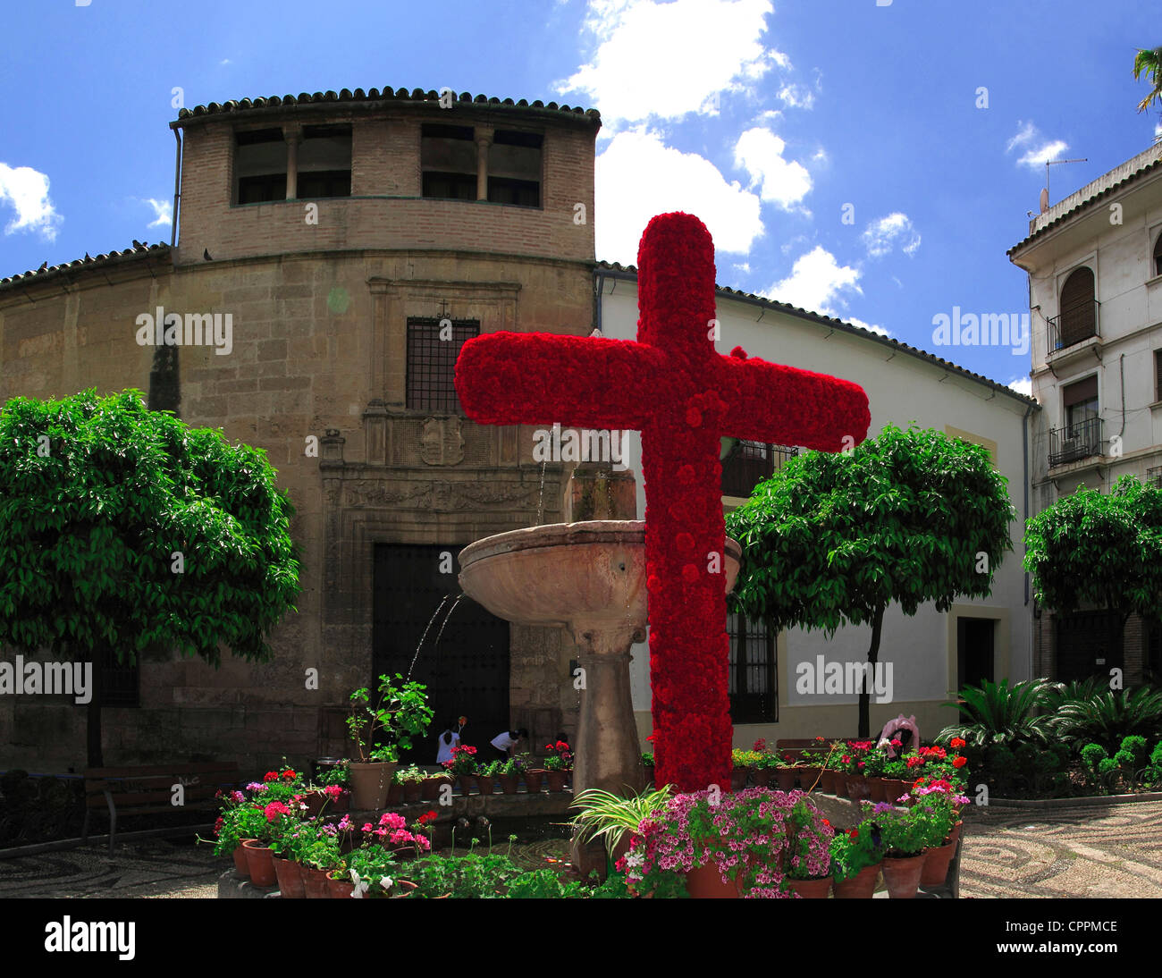 Spain Andalusia Cordoba Cordoba Cruces de Mayo Cross of May Stock Photo ...