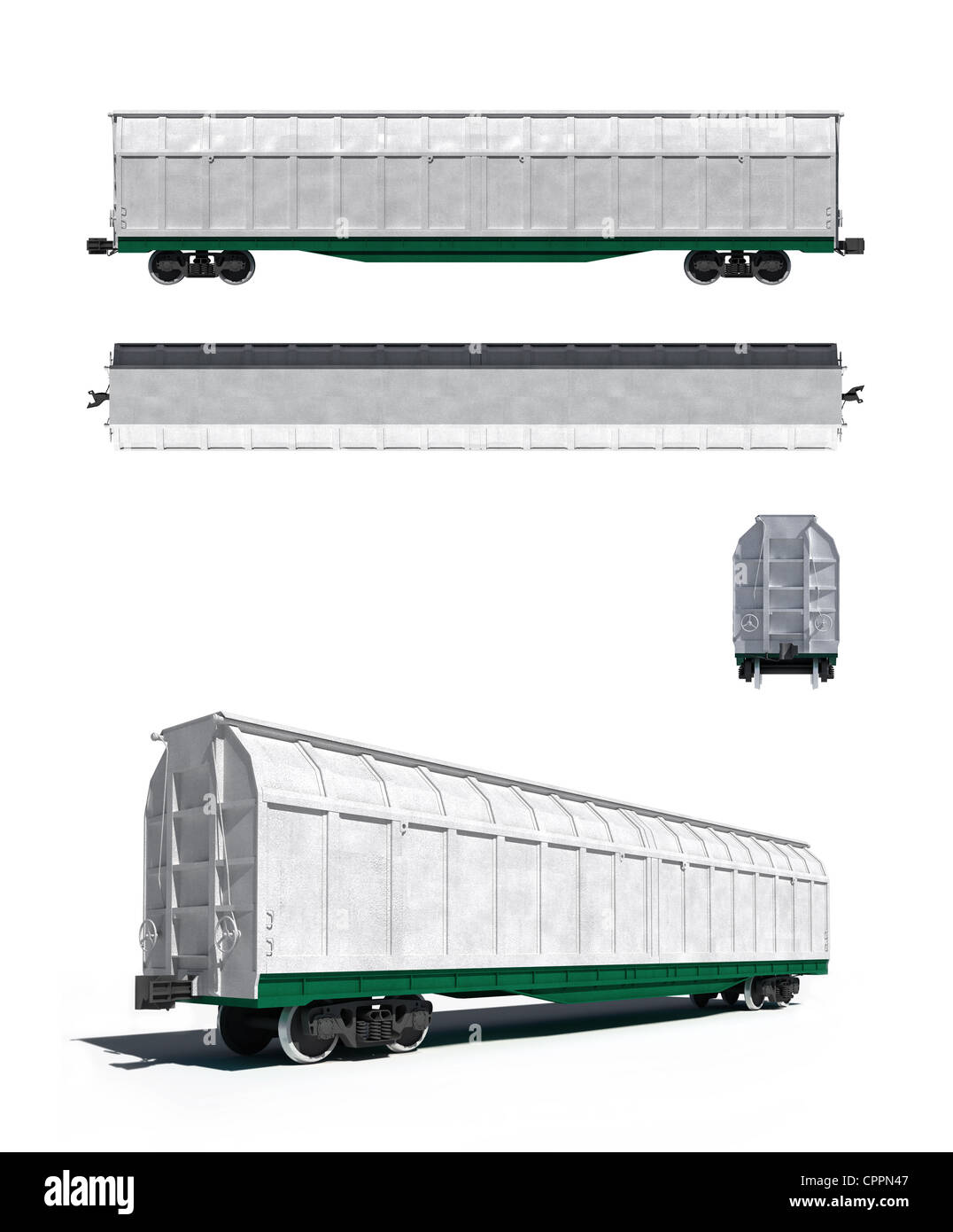 Railway train illustration side view hi-res stock photography and ...