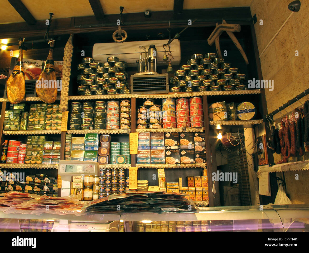 Spain Andalusia Cordoba Grocery shop Stock Photo - Alamy