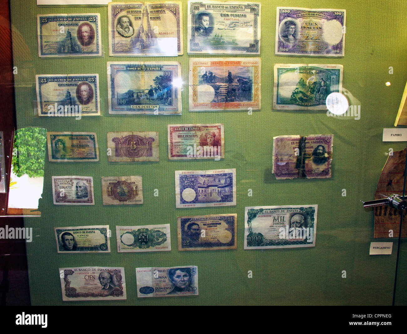 Spain spanish bank note hi-res stock photography and images - Alamy