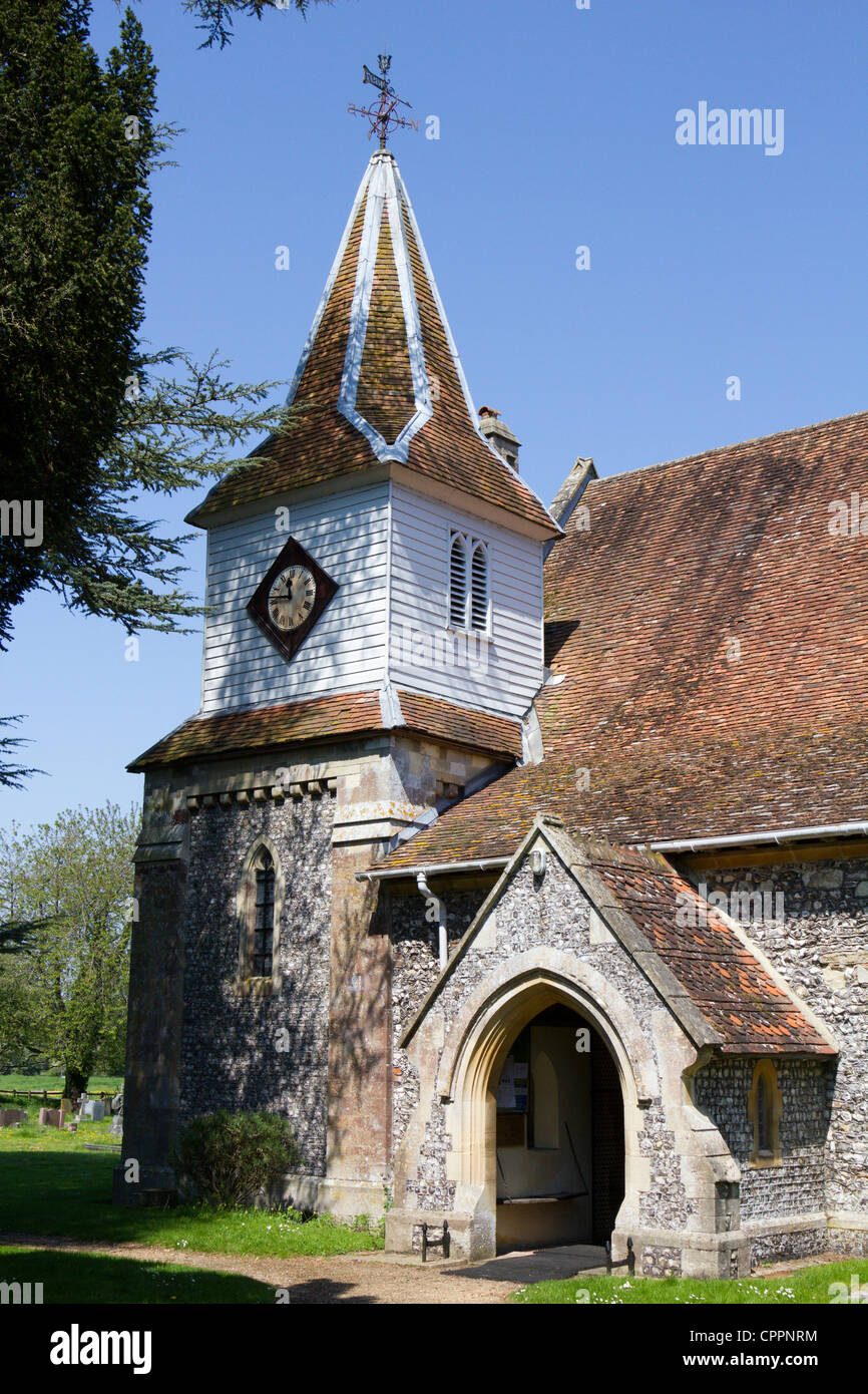 chilbolton village hampshire england uk Stock Photo - Alamy