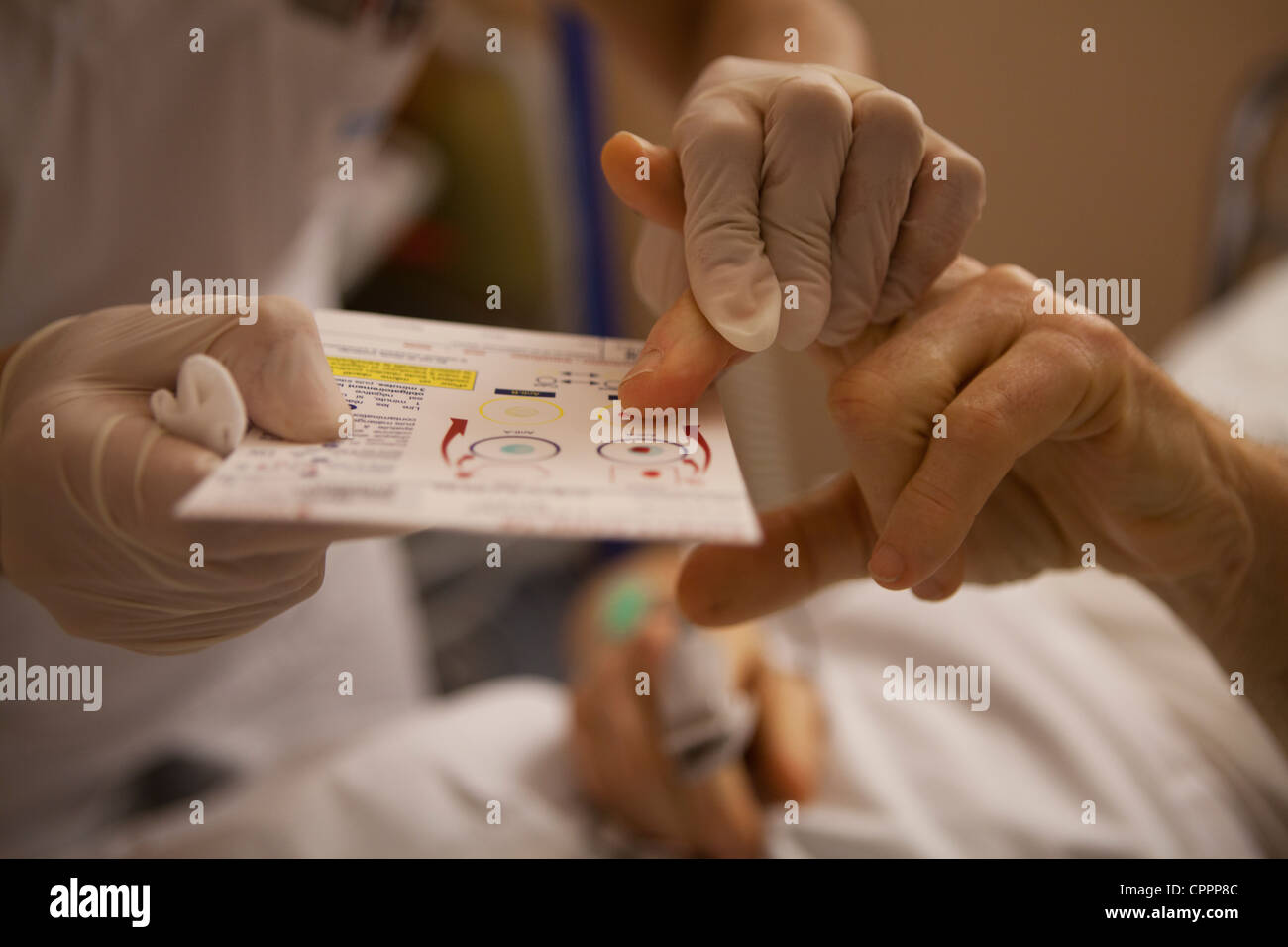 Blood types test hi-res stock photography and images - Alamy