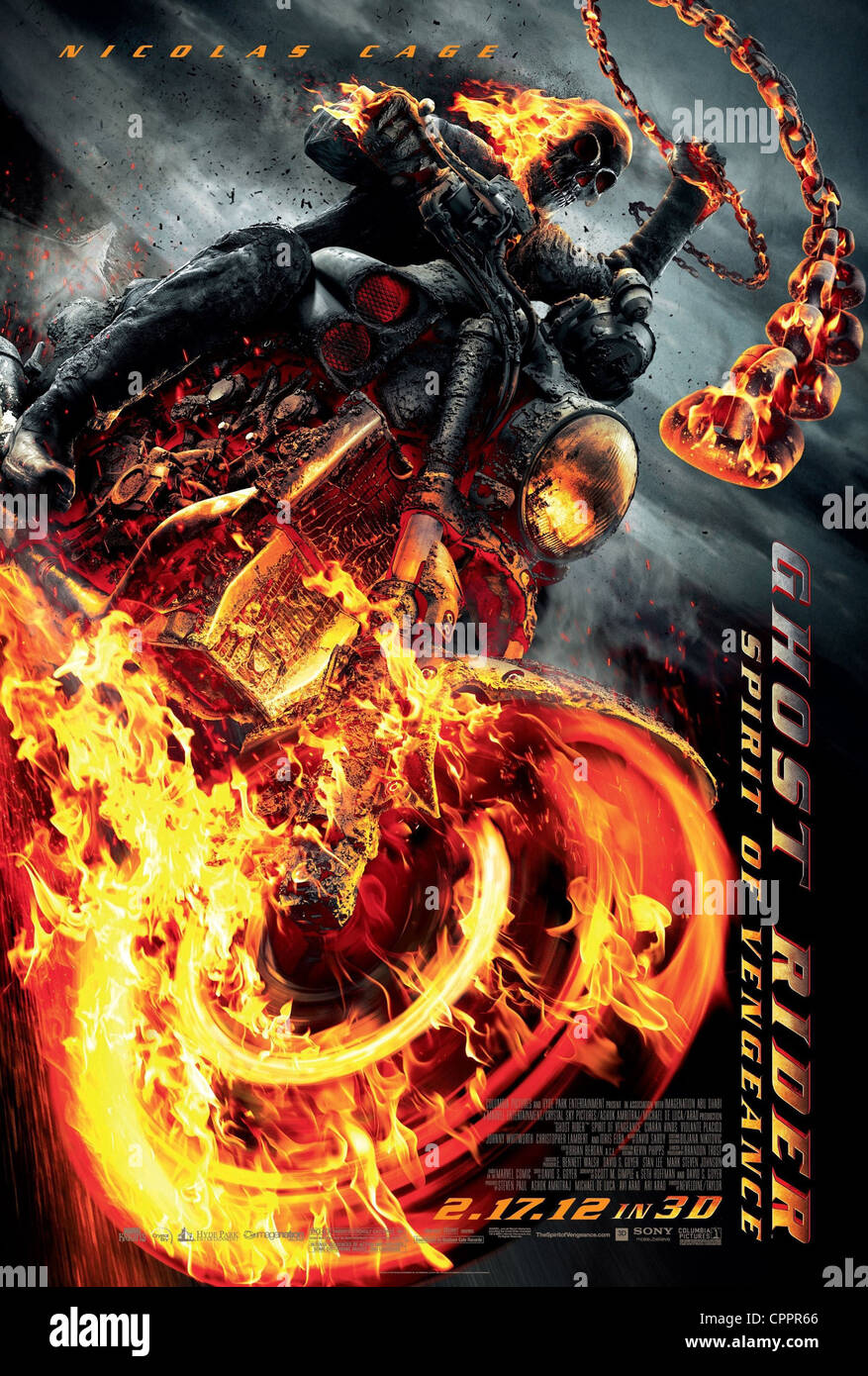 Ghost Rider: Spirit of Vengeance Stock Photo - Alamy