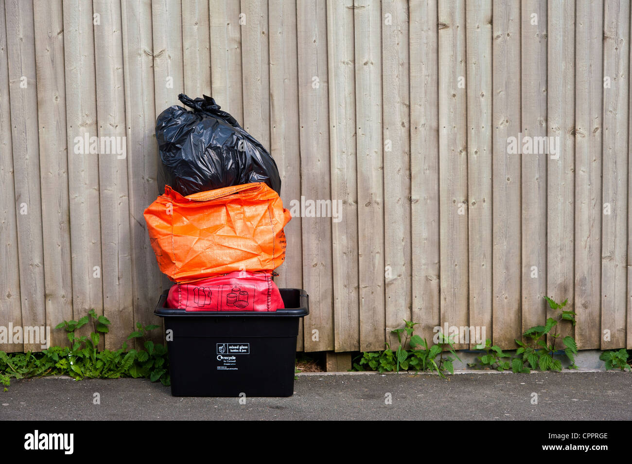 Cornwall recycling domestic hi-res stock photography and images - Alamy