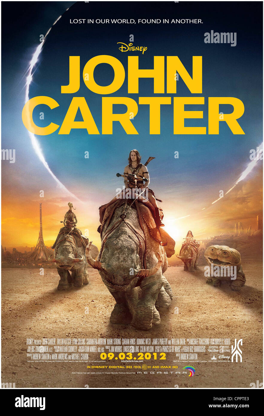 John carter movie poster hi-res stock photography and images - Alamy