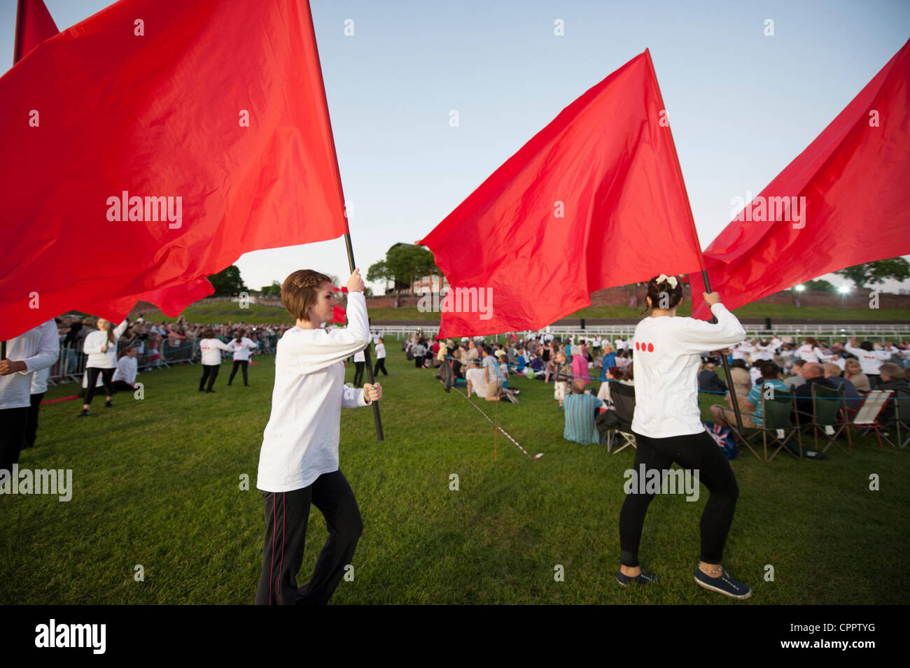 Chester, UK, 29th May, 2012. Chester celebrates the arrival of the ...