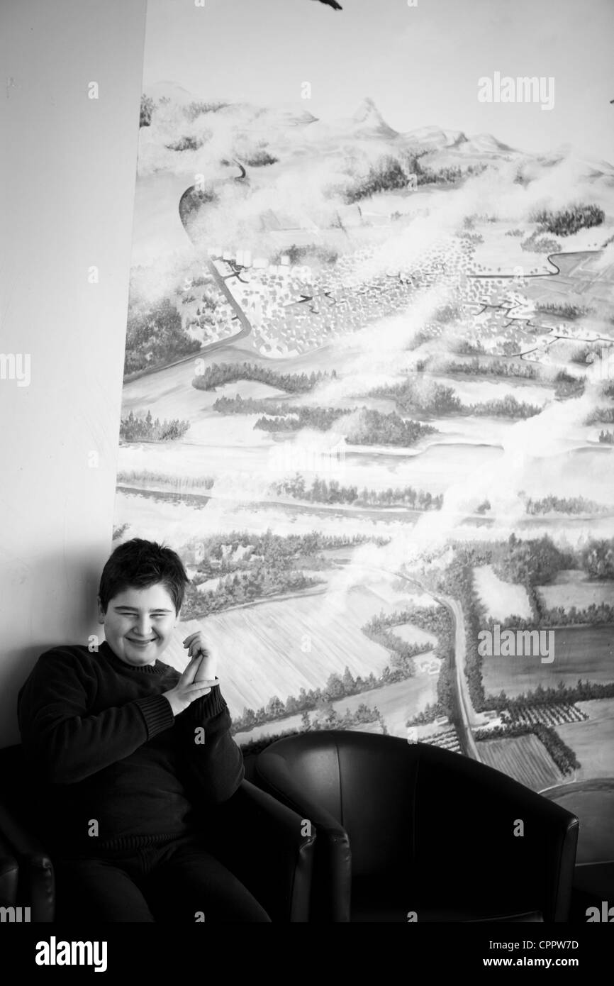 Disabled child Black and White Stock Photos & Images - Alamy