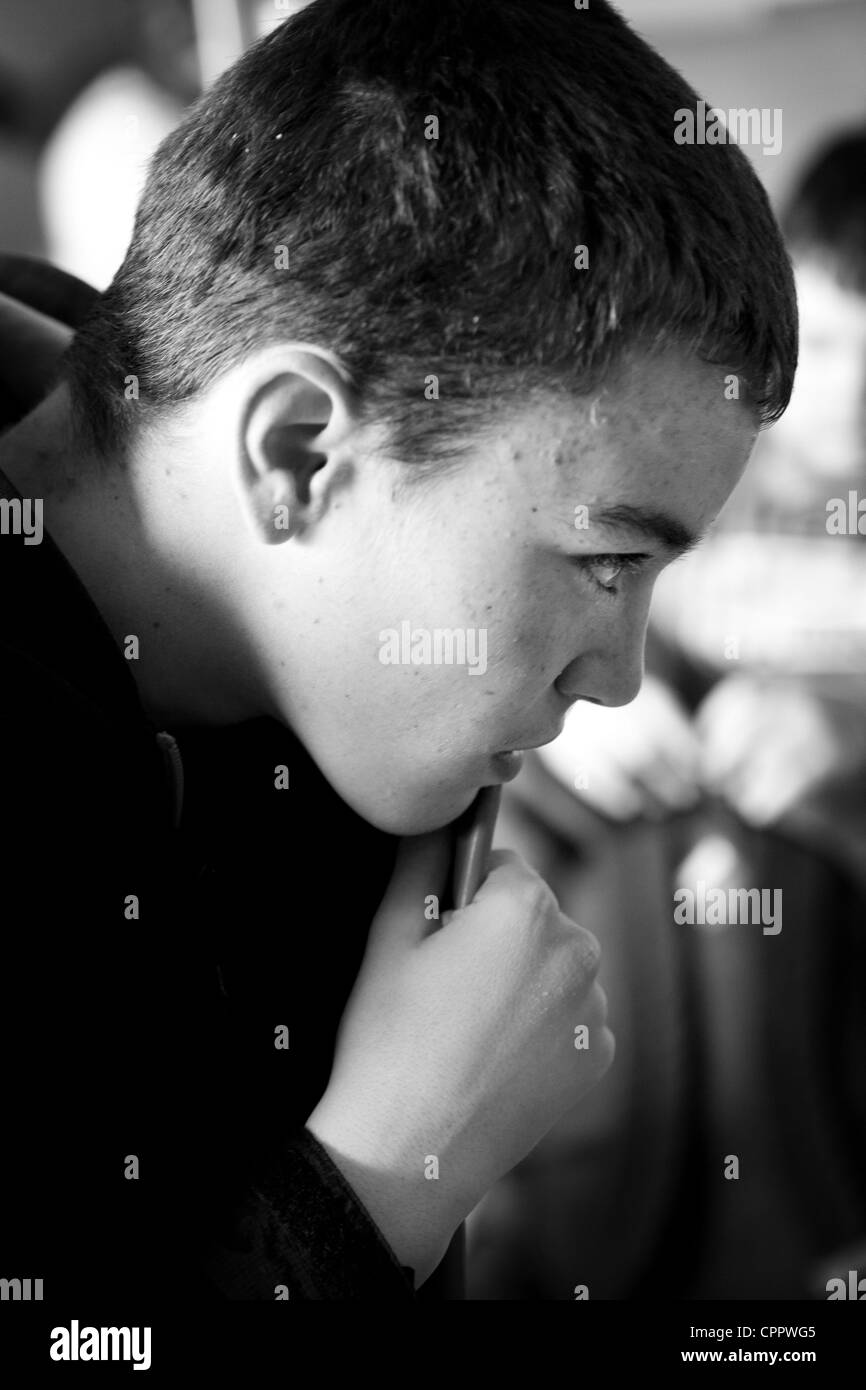 Autistic people Black and White Stock Photos & Images - Alamy