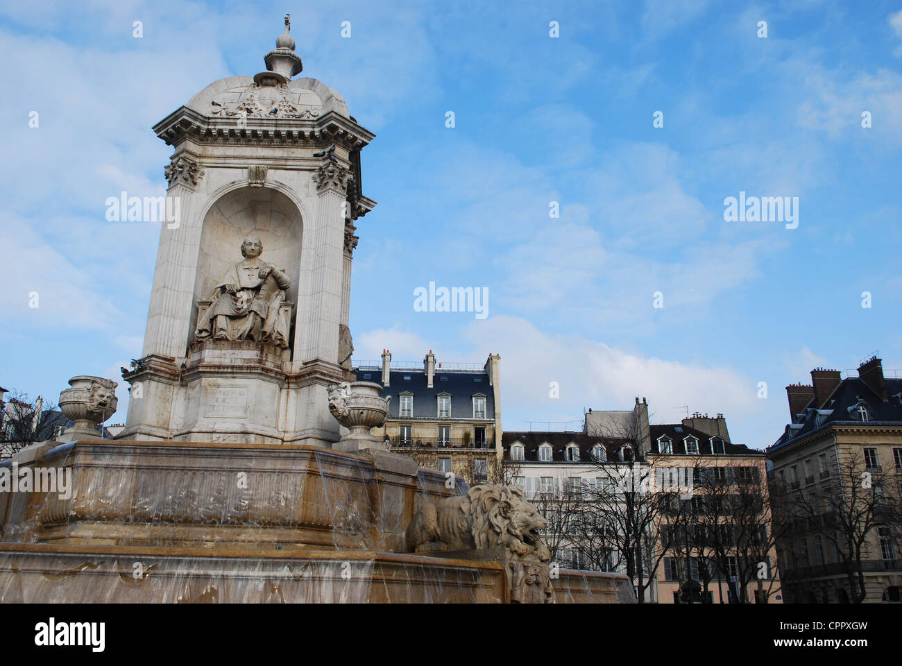 Saint sulpice church statue hi-res stock photography and images - Alamy