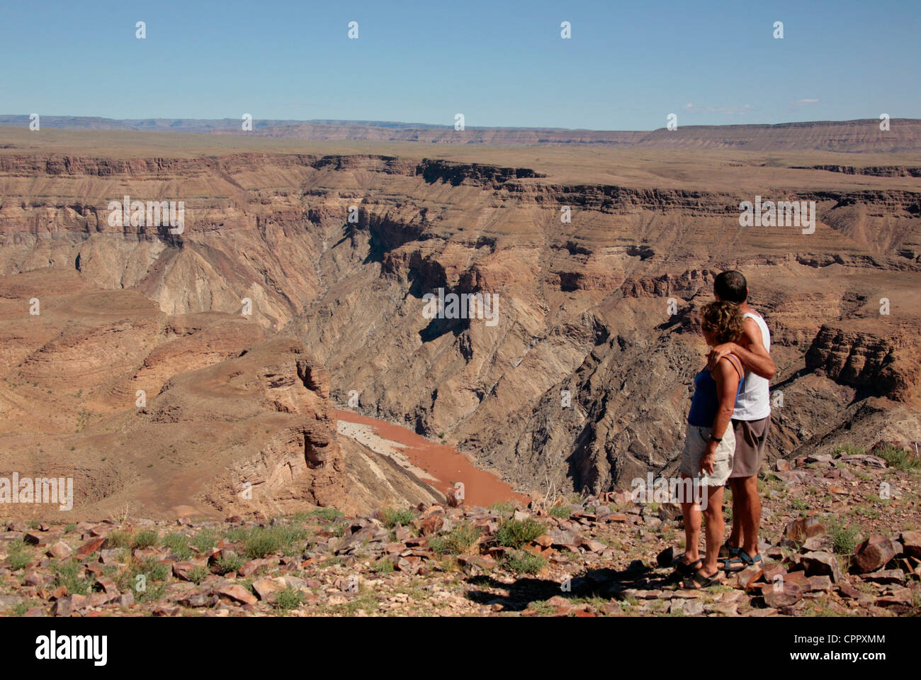 The Fish River Canyon from the Hobas View Point Stock Photo - Alamy
