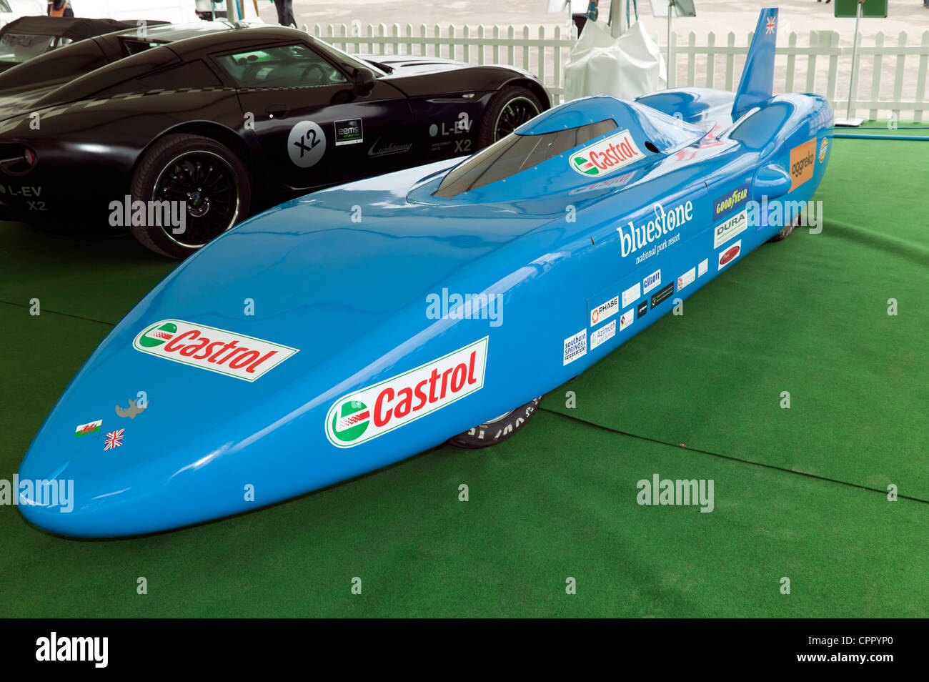 Bluebird Electric, on display in the supercar paddock of ecovelovity ...