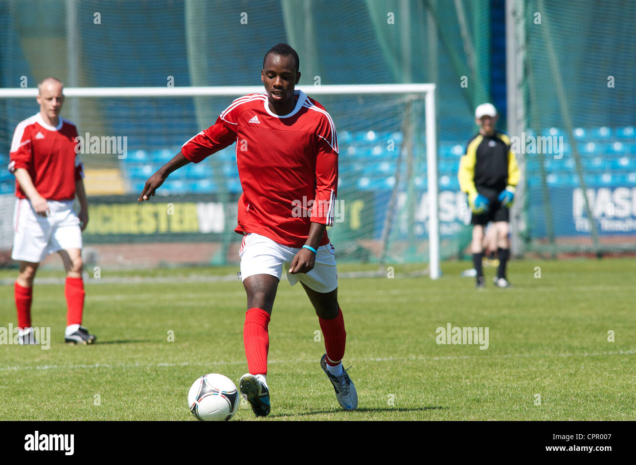 ibrahima diallo, great britain paralympic footballer, in action at the ...