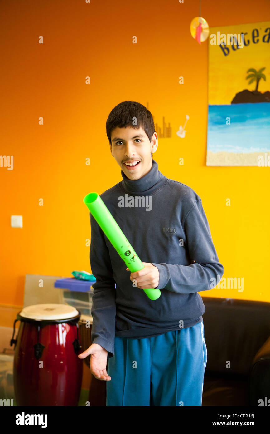 Autistic individual hi-res stock photography and images - Alamy