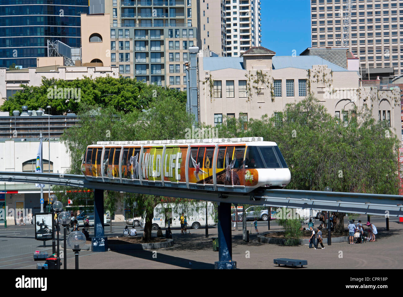Sydney monorail hi-res stock photography and images - Alamy