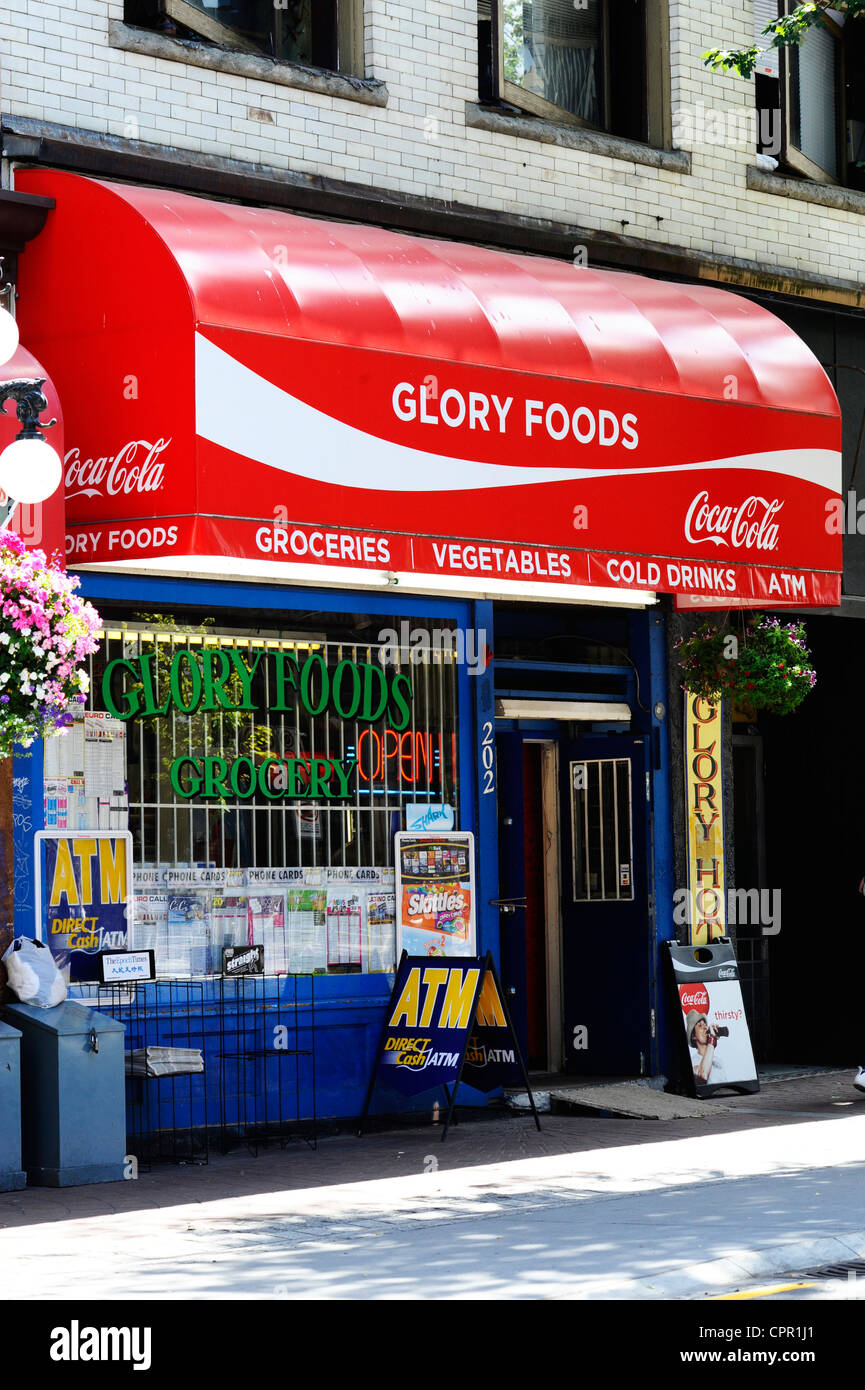 A small grocers store in downtown Vancouver Stock Photo - Alamy