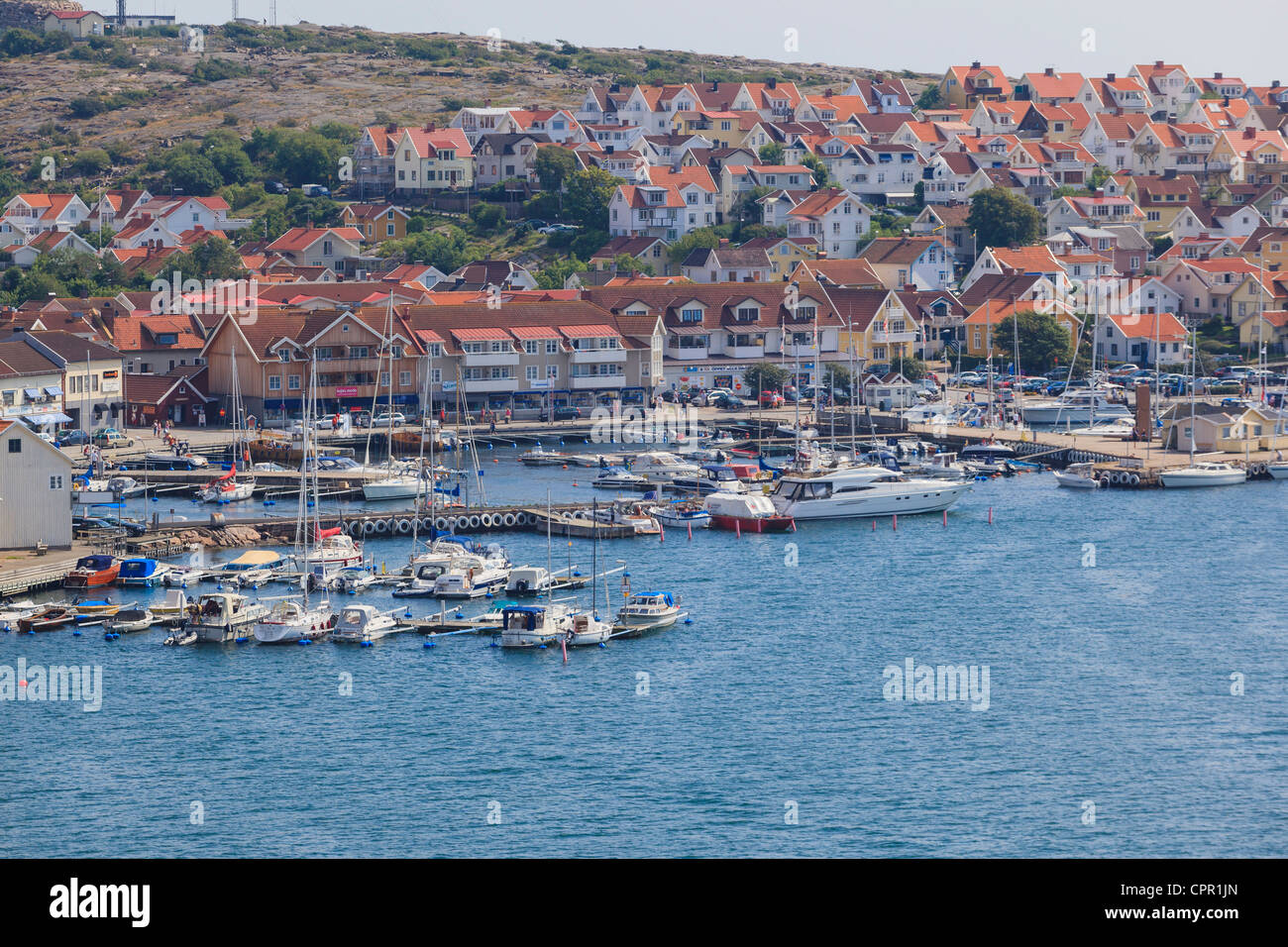 View of the Port of Kungshamn on the Swedish west coast Stock Photo - Alamy