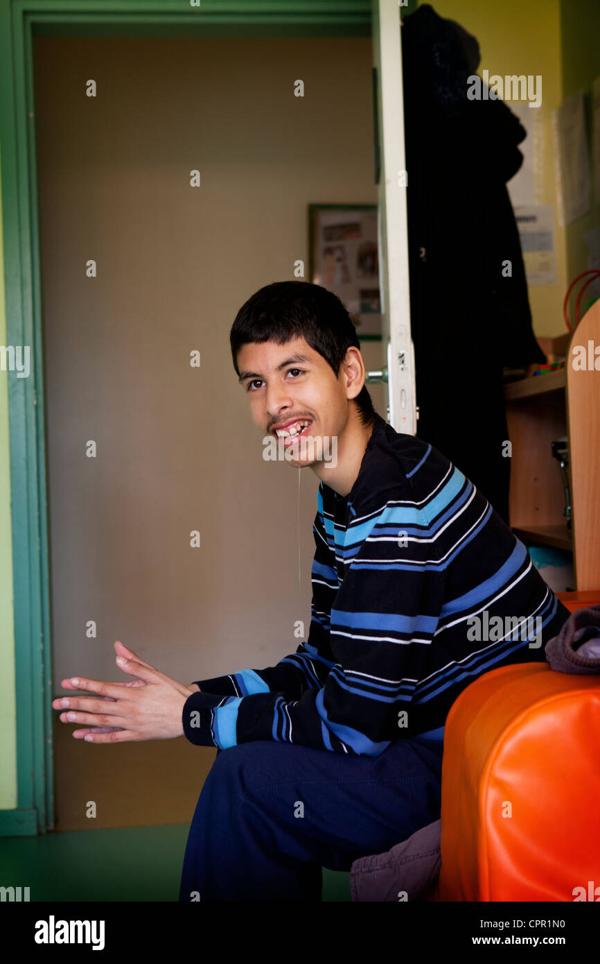 Autistic individual hi-res stock photography and images - Alamy