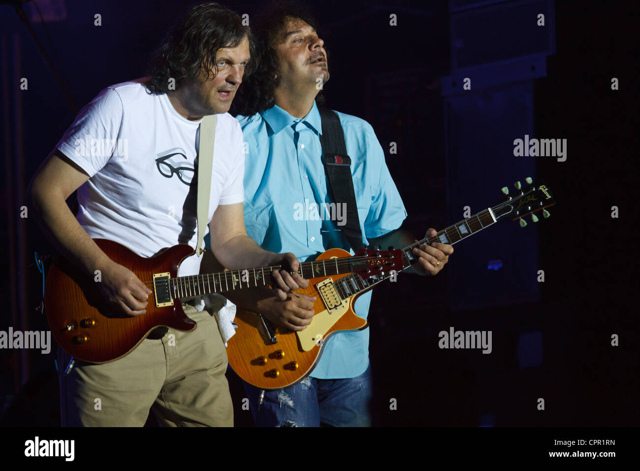 Emir Kusturica & The No Smoking Orchestra on stage, Katowice, Poland ...