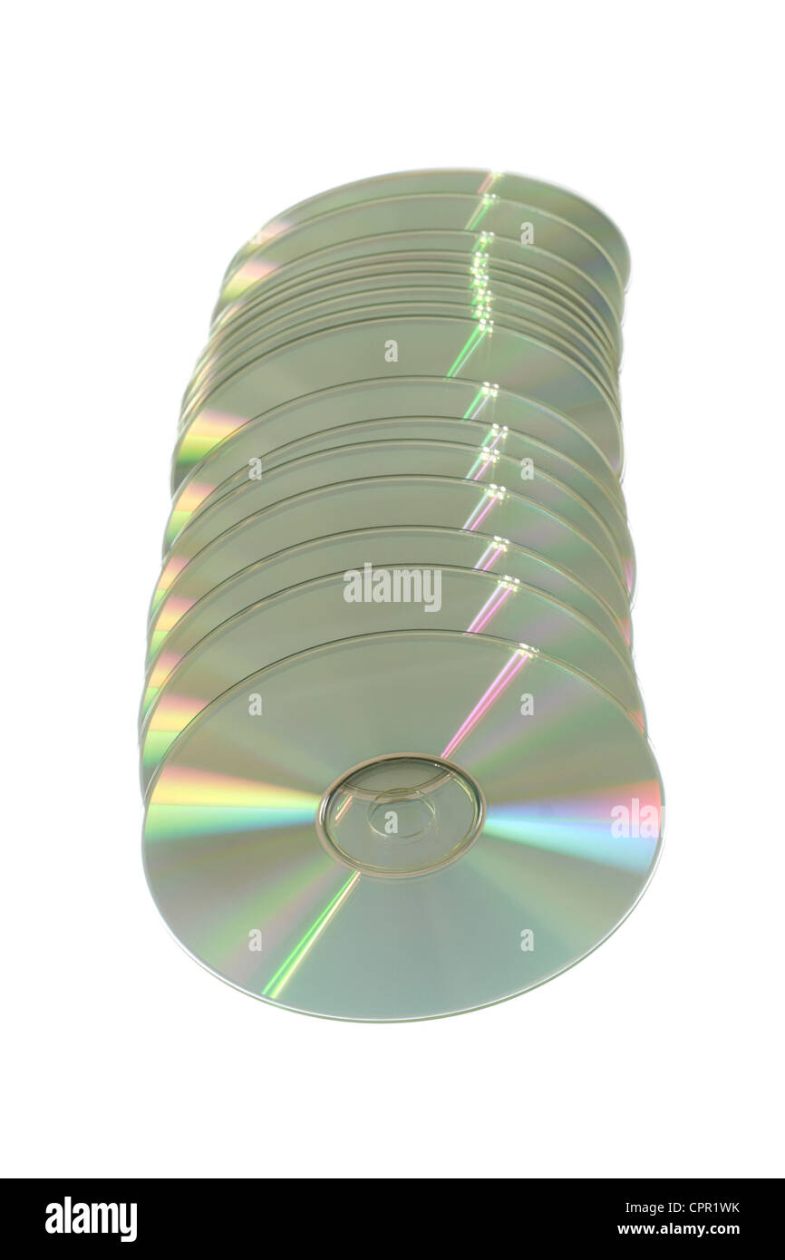 cd or dvd disc, photo on the white background Stock Photo - Alamy