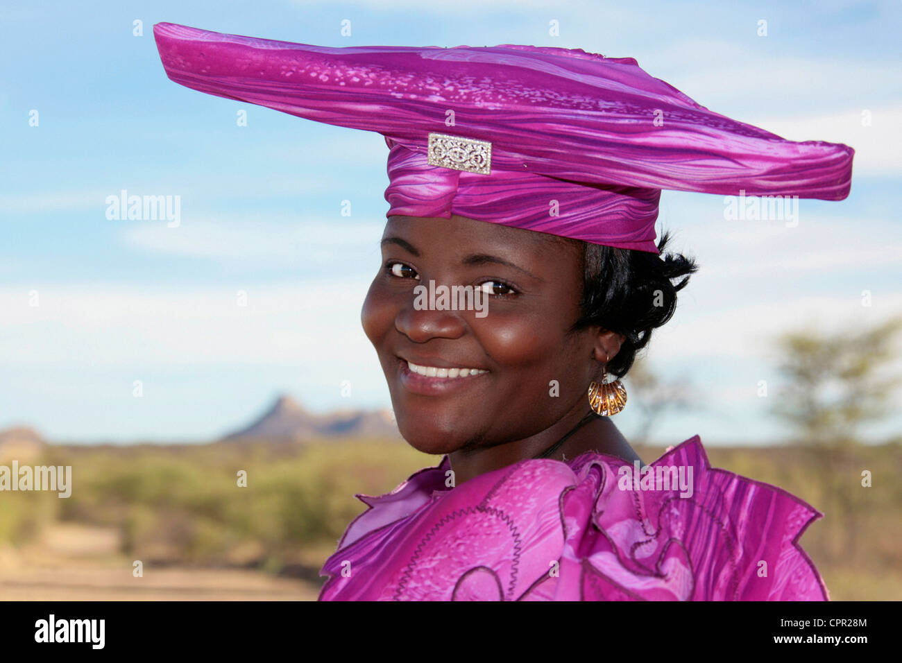 Herero women wear these beautiful big dresses whose style is "borrowed ...