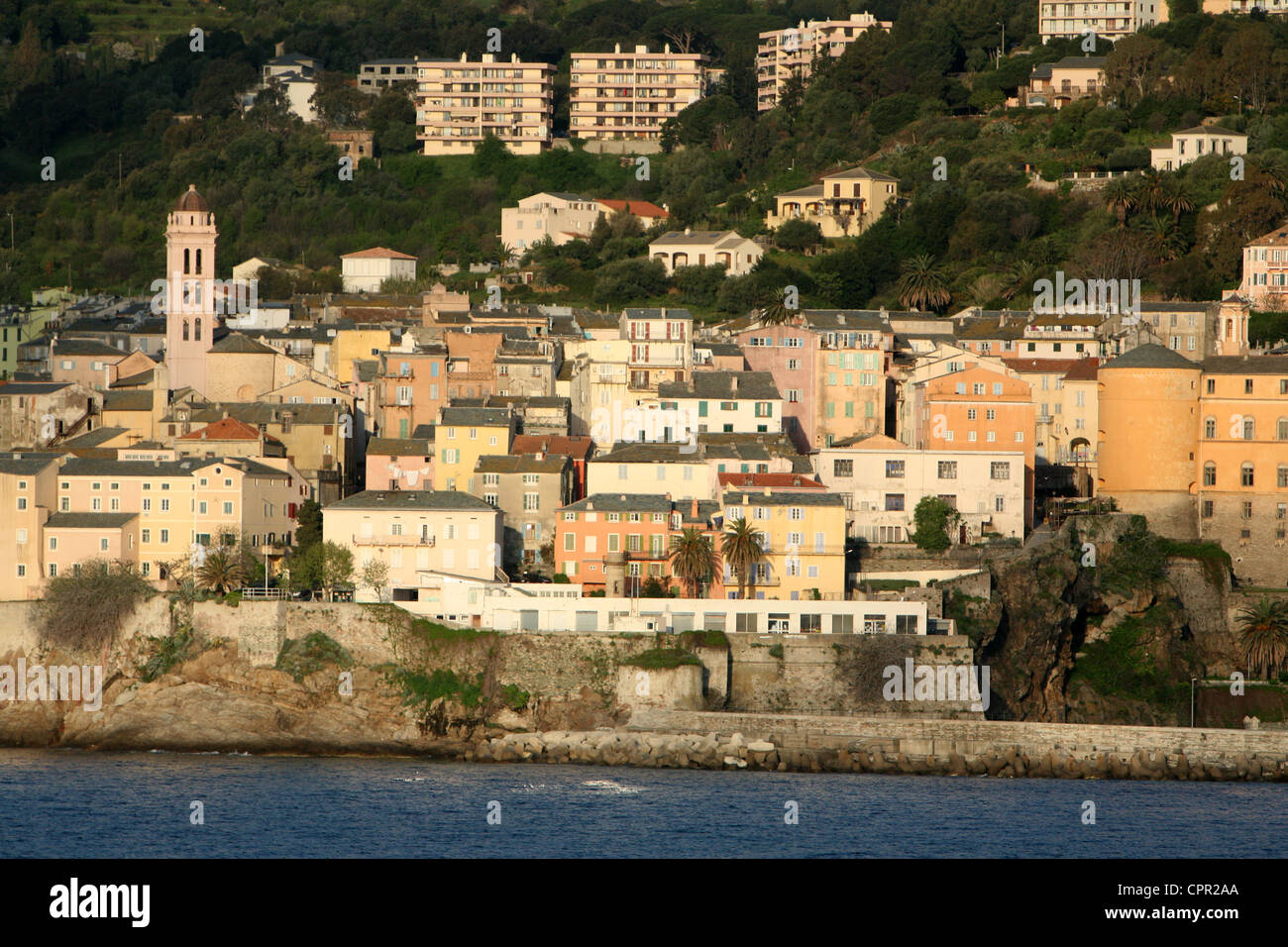 Port of Bastia Corsica France Europe Stock Photo - Alamy