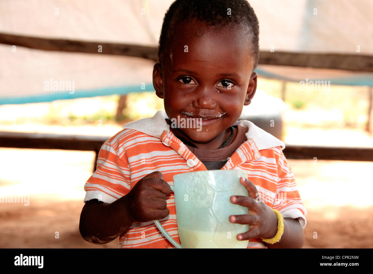 Morning milk at school Stock Photo - Alamy