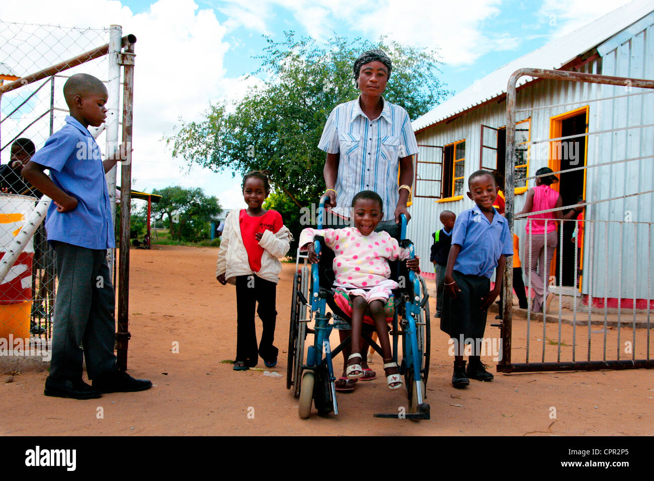Okakarara Mother struggling home with 2 physically challenged children ...