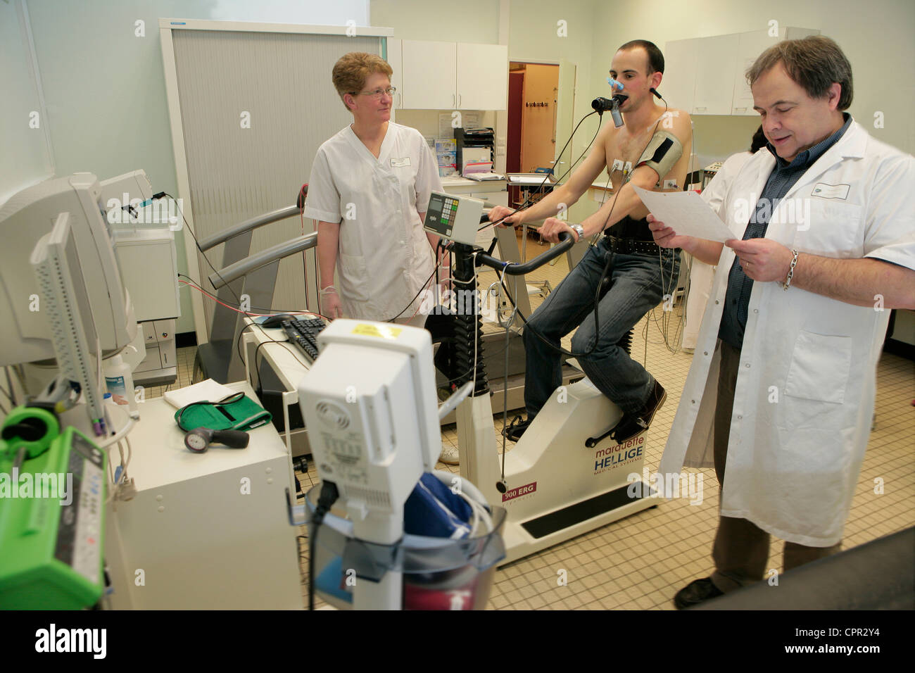 BREATHING, POTENCY TEST Stock Photo - Alamy
