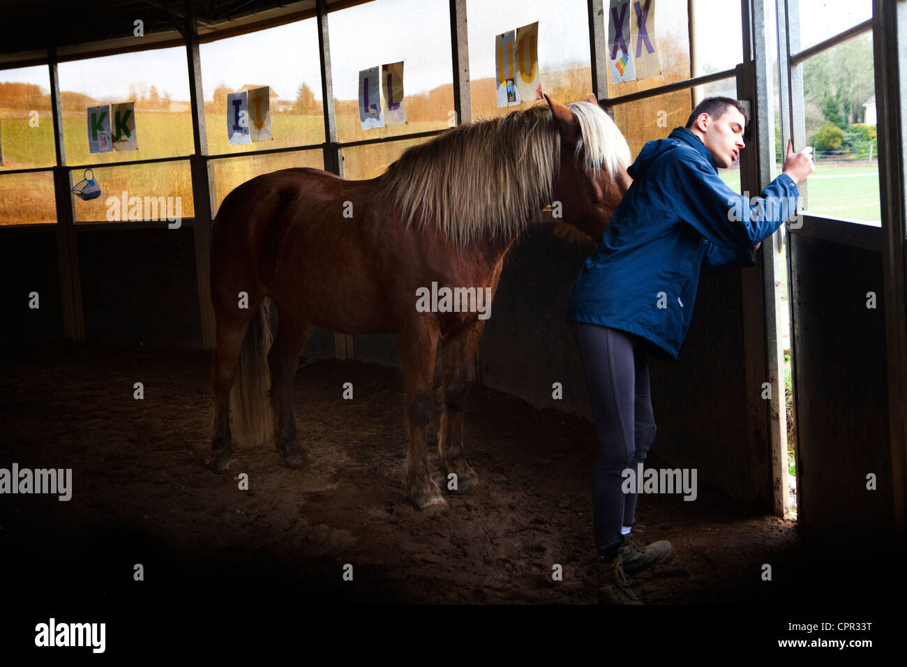Hippotherapy handicapped hi-res stock photography and images - Alamy