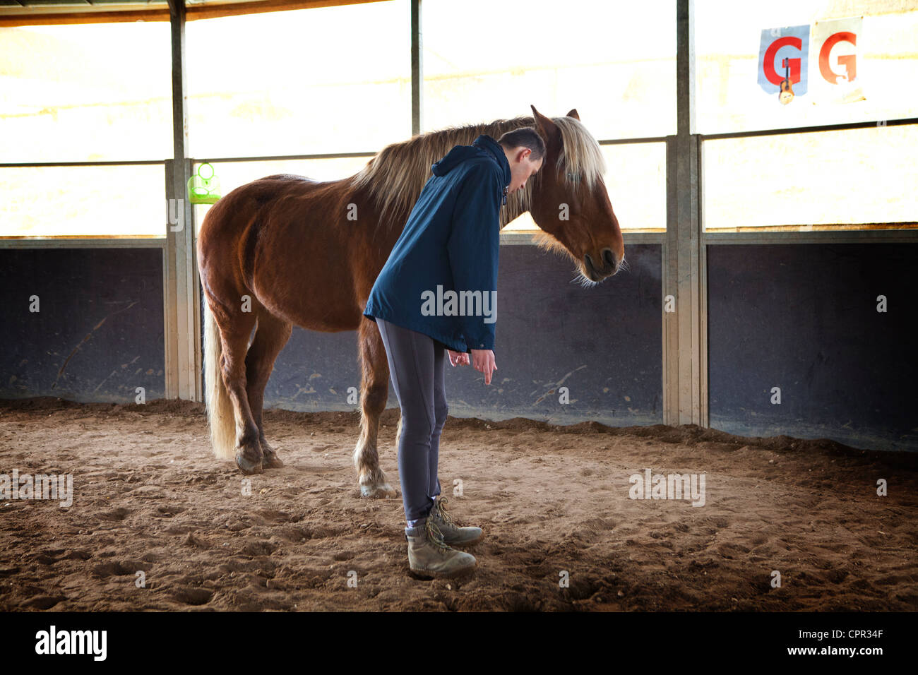 Hippotherapy handicapped hi-res stock photography and images - Alamy