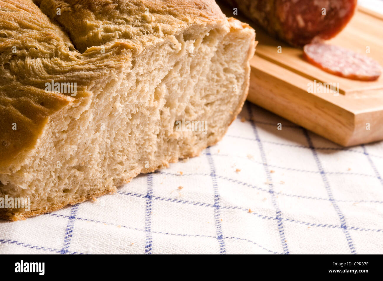 Salami bread hi-res stock photography and images - Alamy