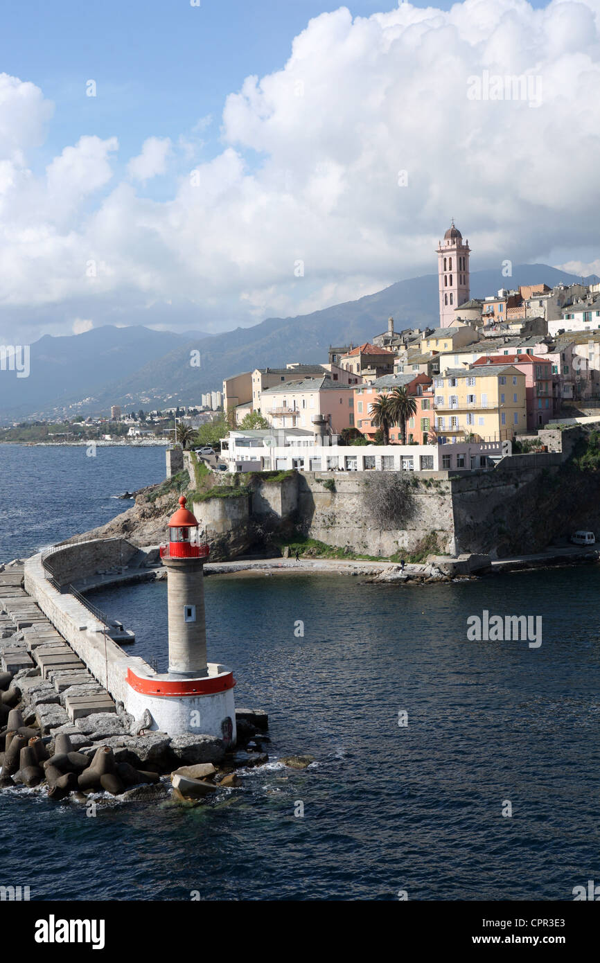 Port of Bastia Corsica France Europe Stock Photo - Alamy