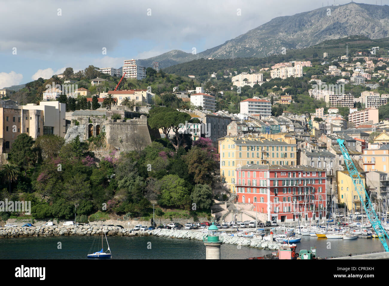 Port of Bastia Corsica France Europe Stock Photo - Alamy