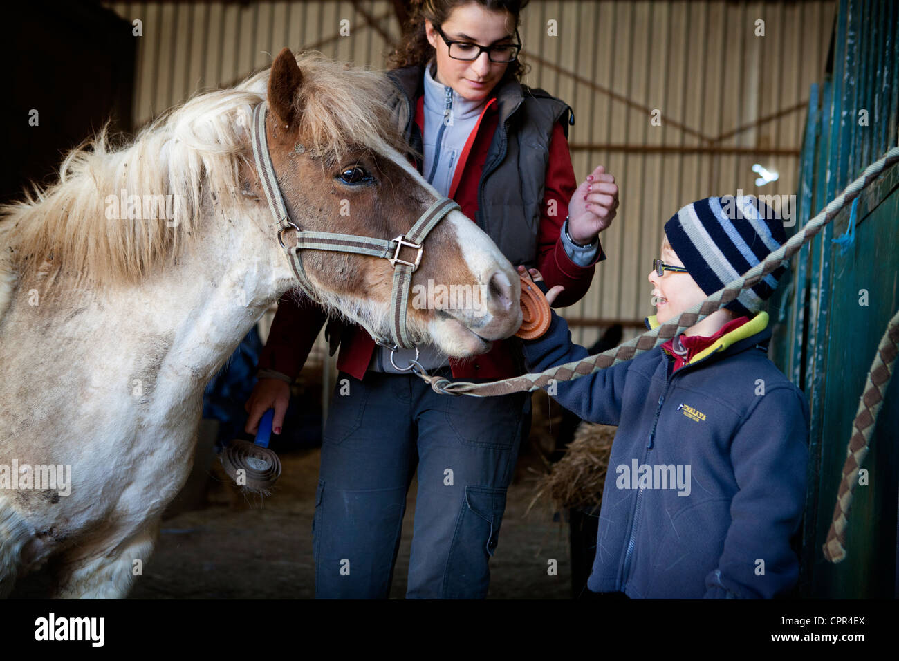 Hippotherapy hi-res stock photography and images - Alamy