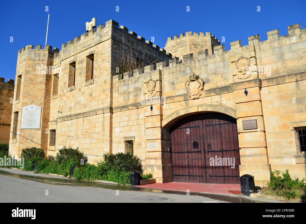 An old medieval castle in Malta Stock Photo - Alamy