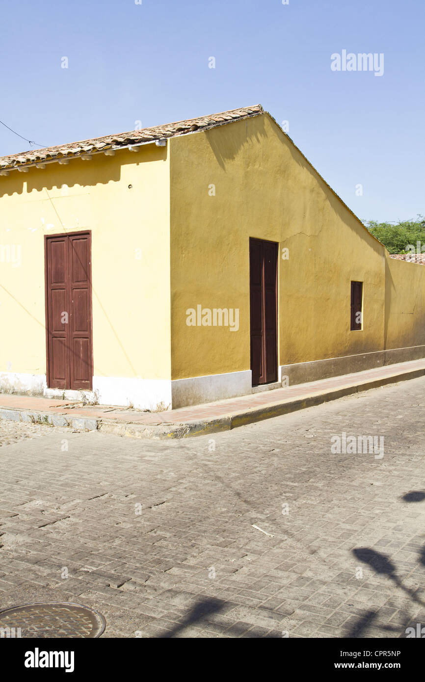 May 18, 2012 - Coro, Falcon, Venezuela - Colonial house in historic center. One of the oldest ...
