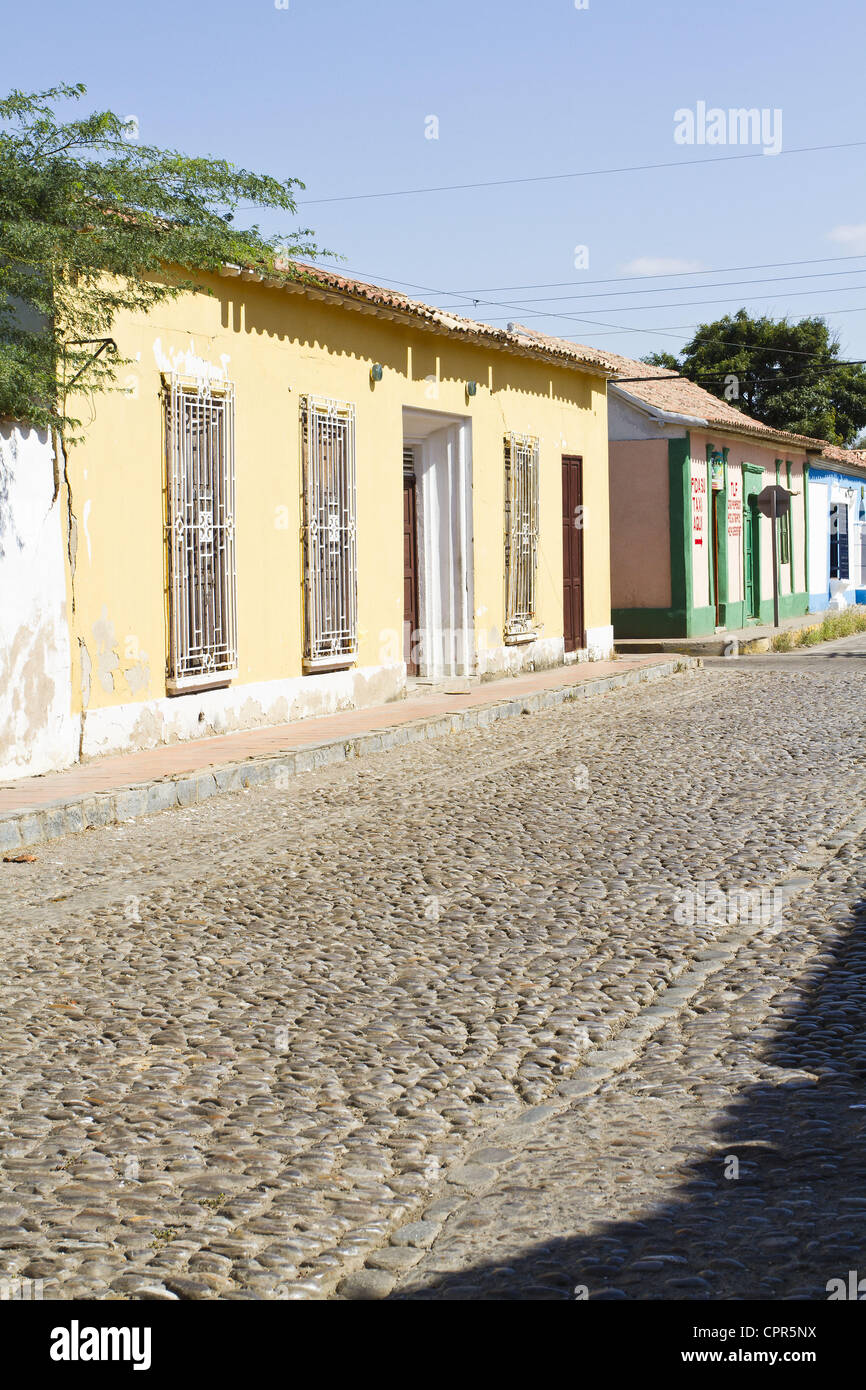 May 18, 2012 - Coro, Falcon, Venezuela - Street in historic center. One ...