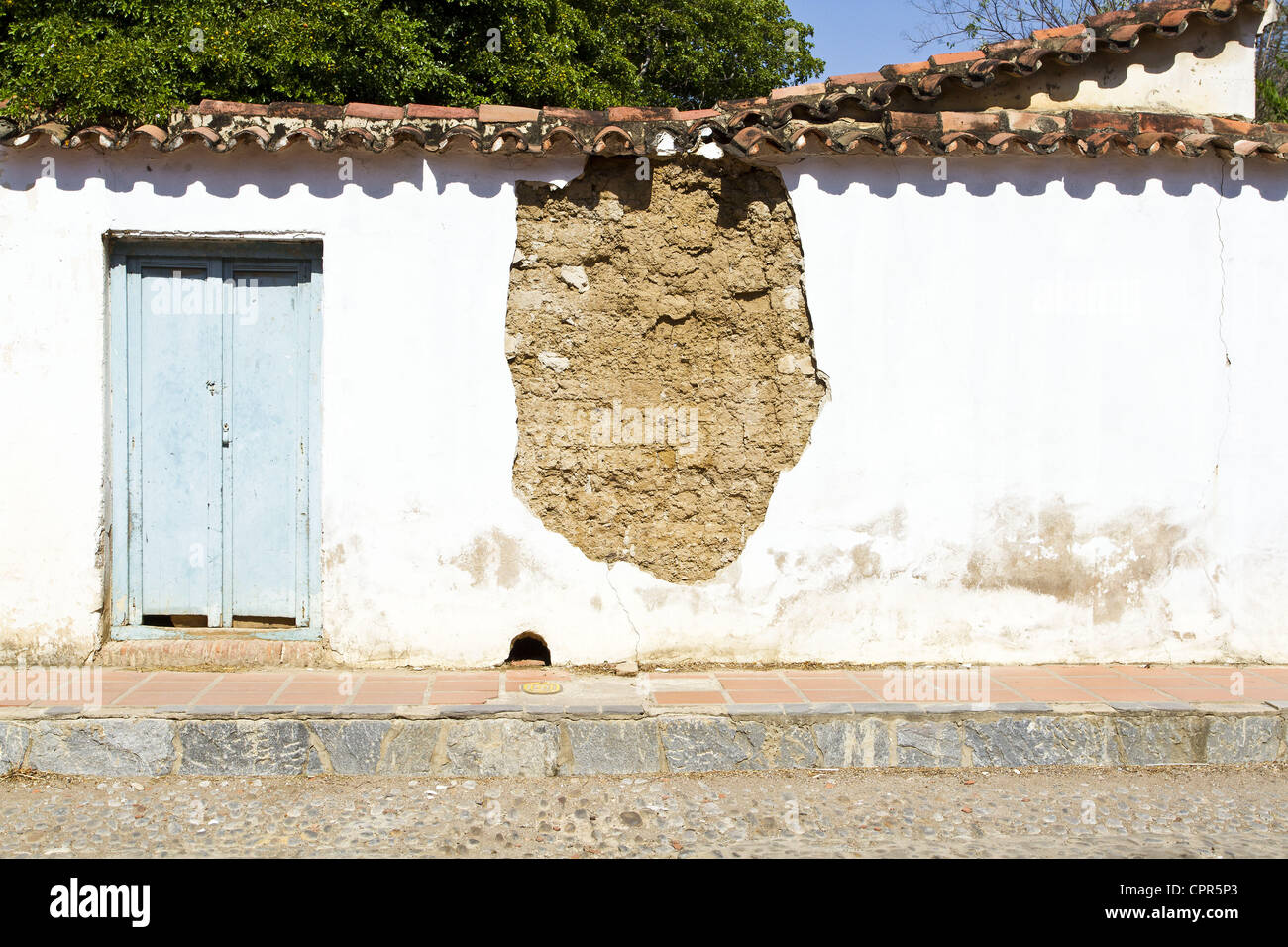 May 18, 2012 - Coro, Falcon, Venezuela - Front of a colonial house in ...
