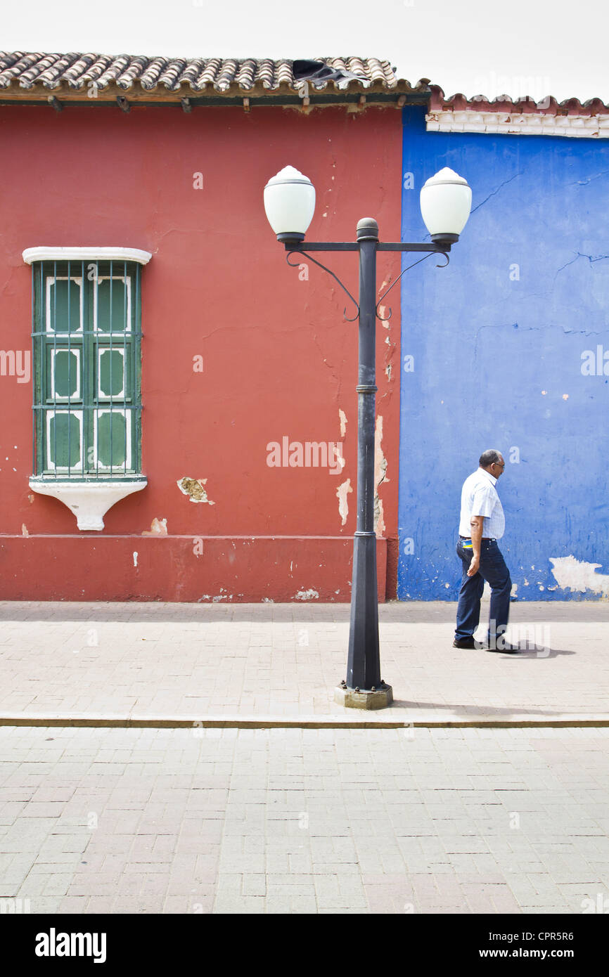 May 19, 2012 - Coro, Falcon, Venezuela - Street in historic center. One ...