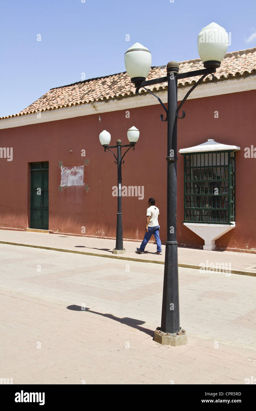 May 19, 2012 - Coro, Falcon, Venezuela - Street in historic center. One ...