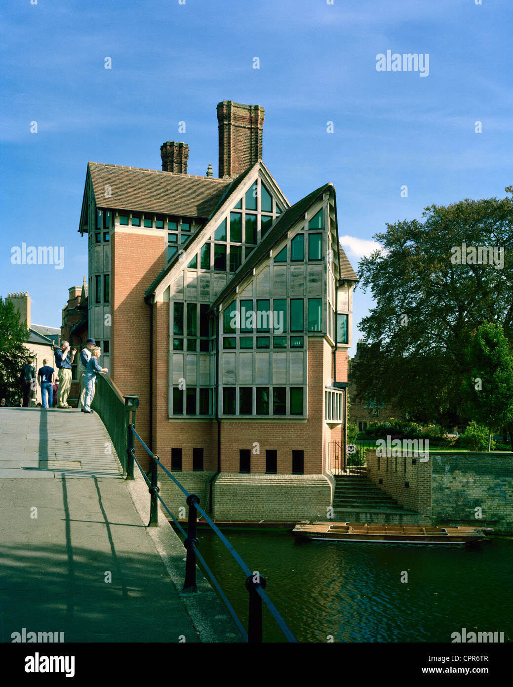 Trinity Hall Jerwood Library and Garret Hostel Bridge Cambridge England ...