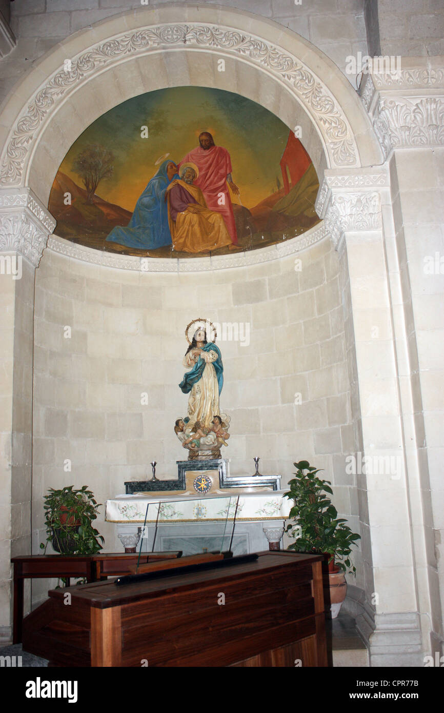 altar in St.Joseph's church Nazareth Israel Stock Photo - Alamy