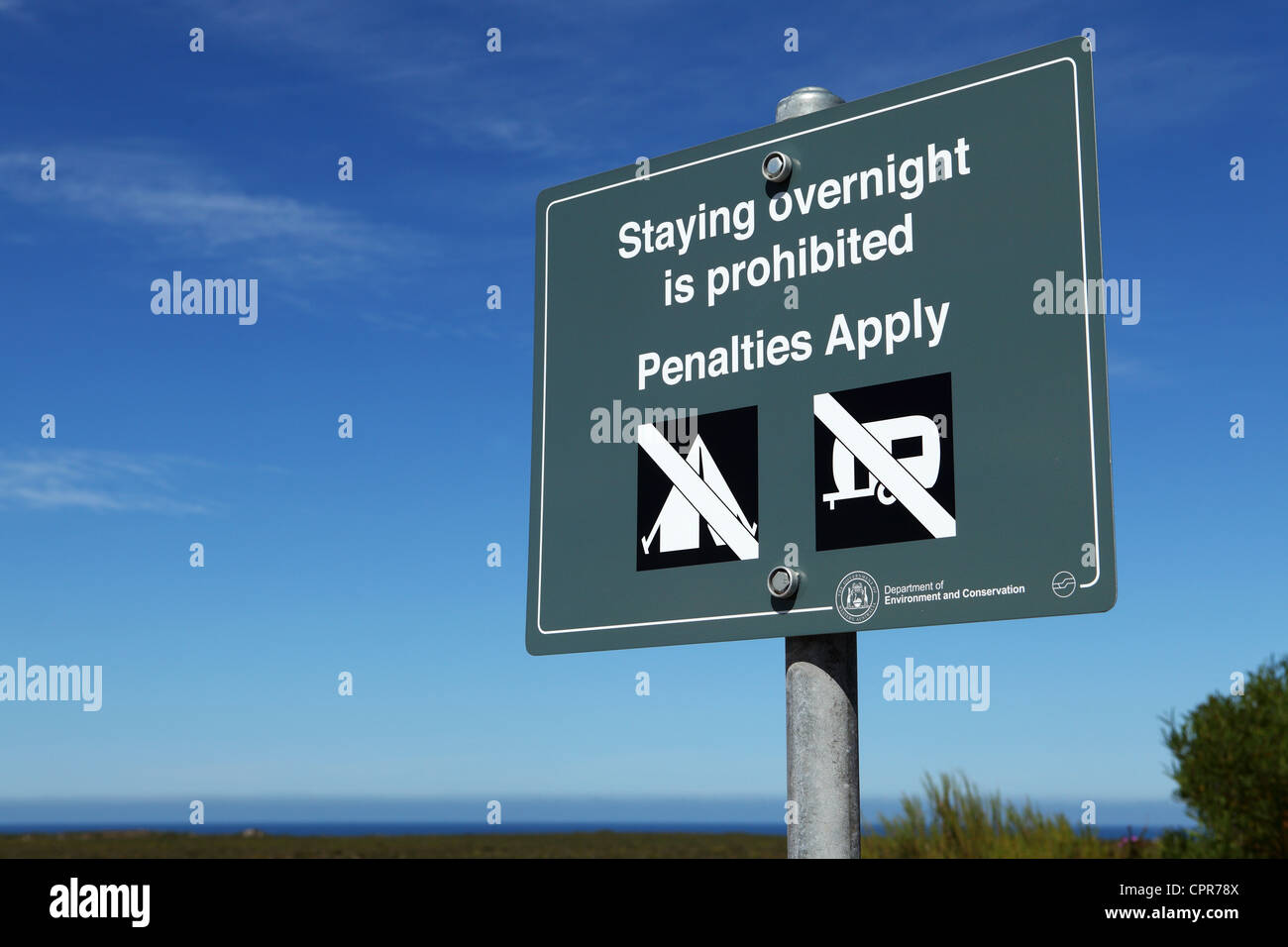 Desert camping sign hi-res stock photography and images - Alamy