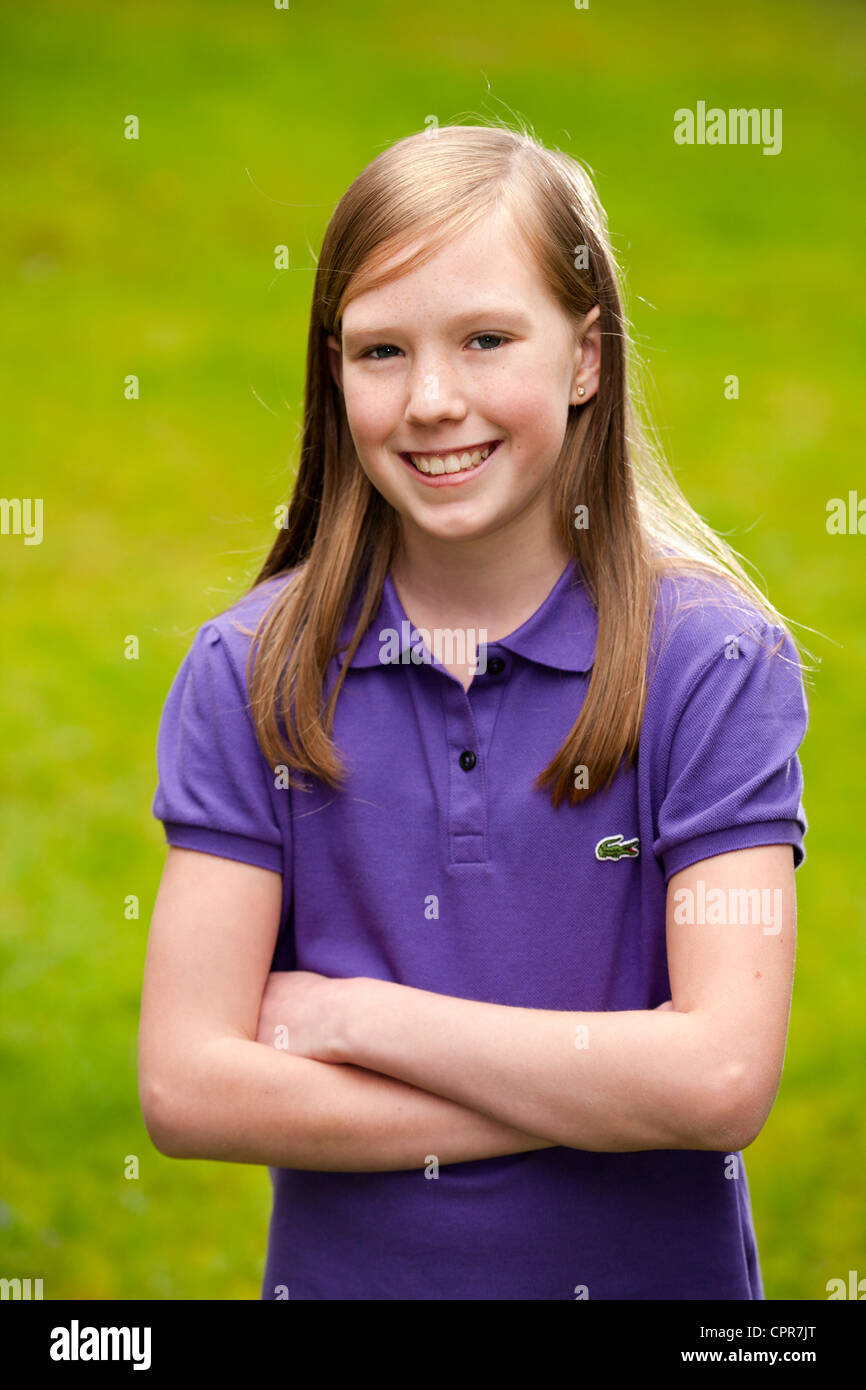 Portrait of young teenage girl-Victoria Vancouver island British ...