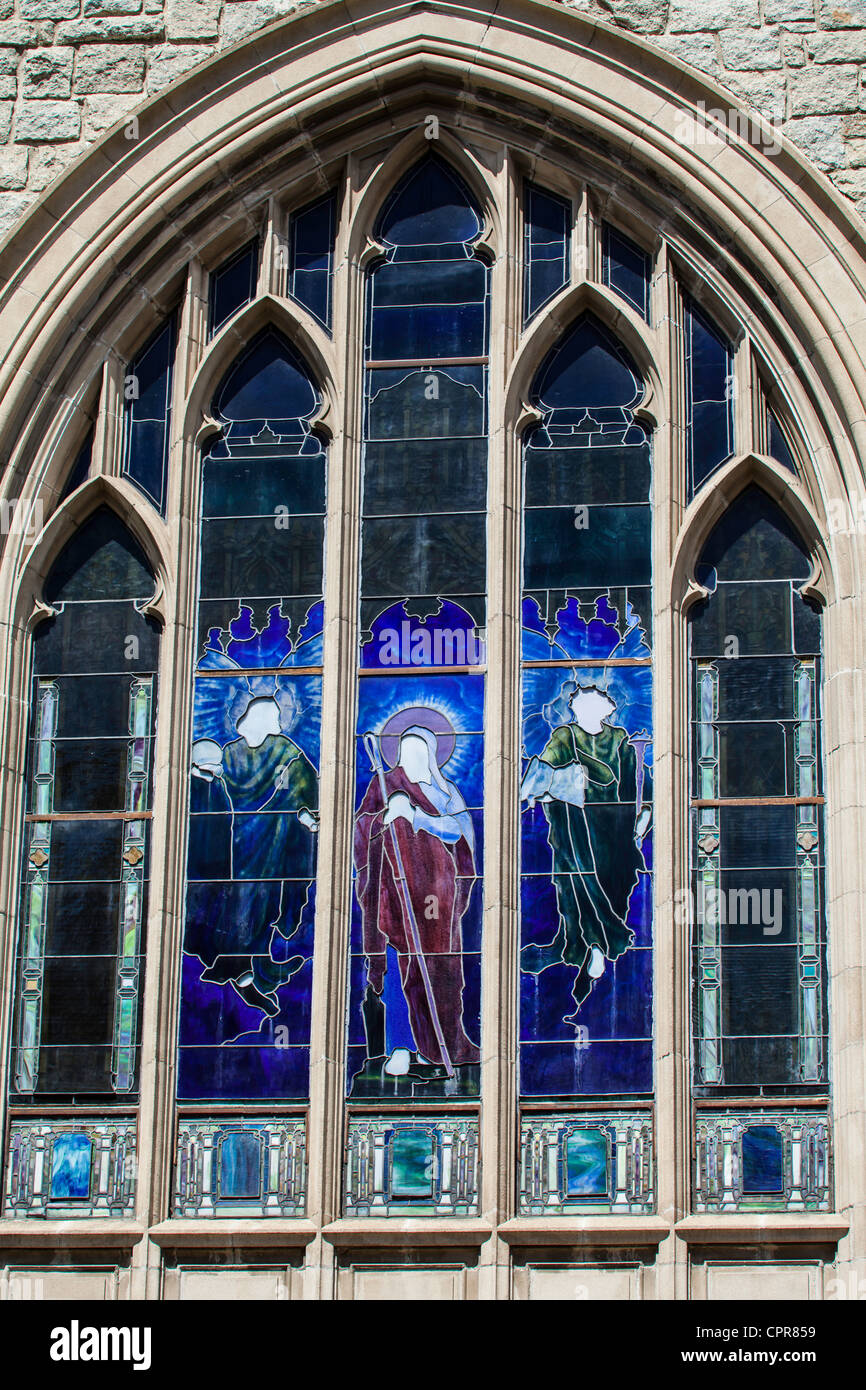 Arc church window stained glass divinity, the father, son and holy ...