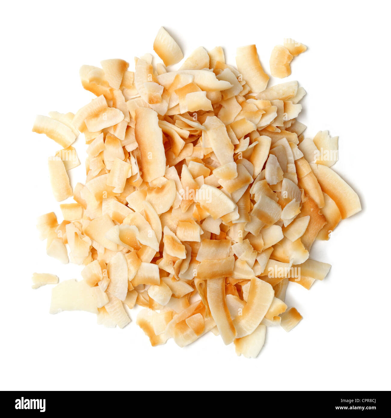 pile dry chopped coconut flakes Stock Photo - Alamy
