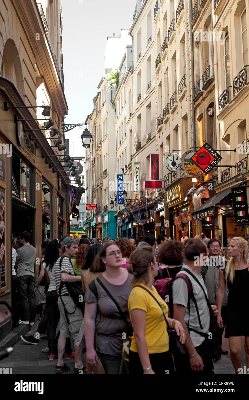 Paris, France - The Latin district in the 5th arrondissement Stock ...