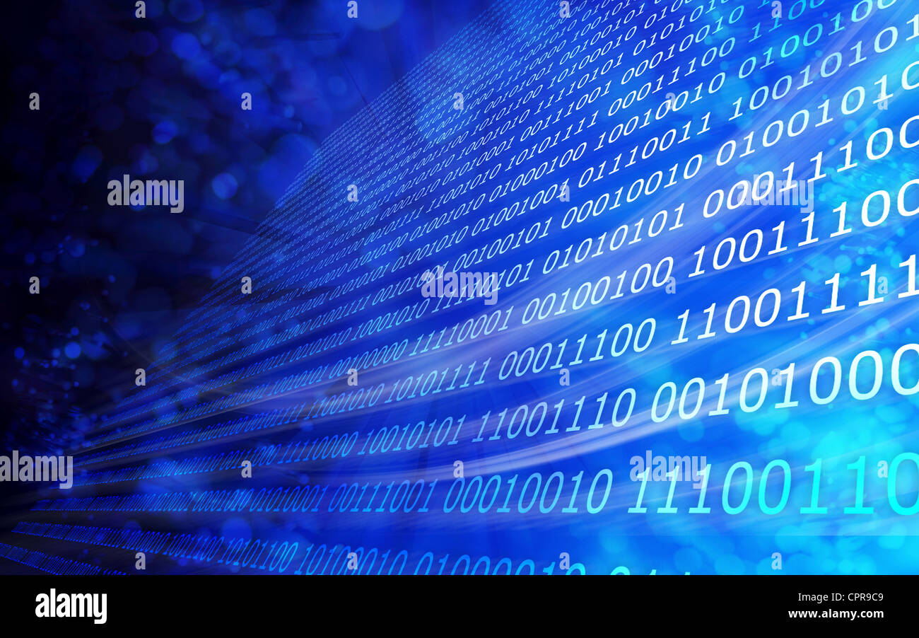 Binary code background Stock Photo - Alamy