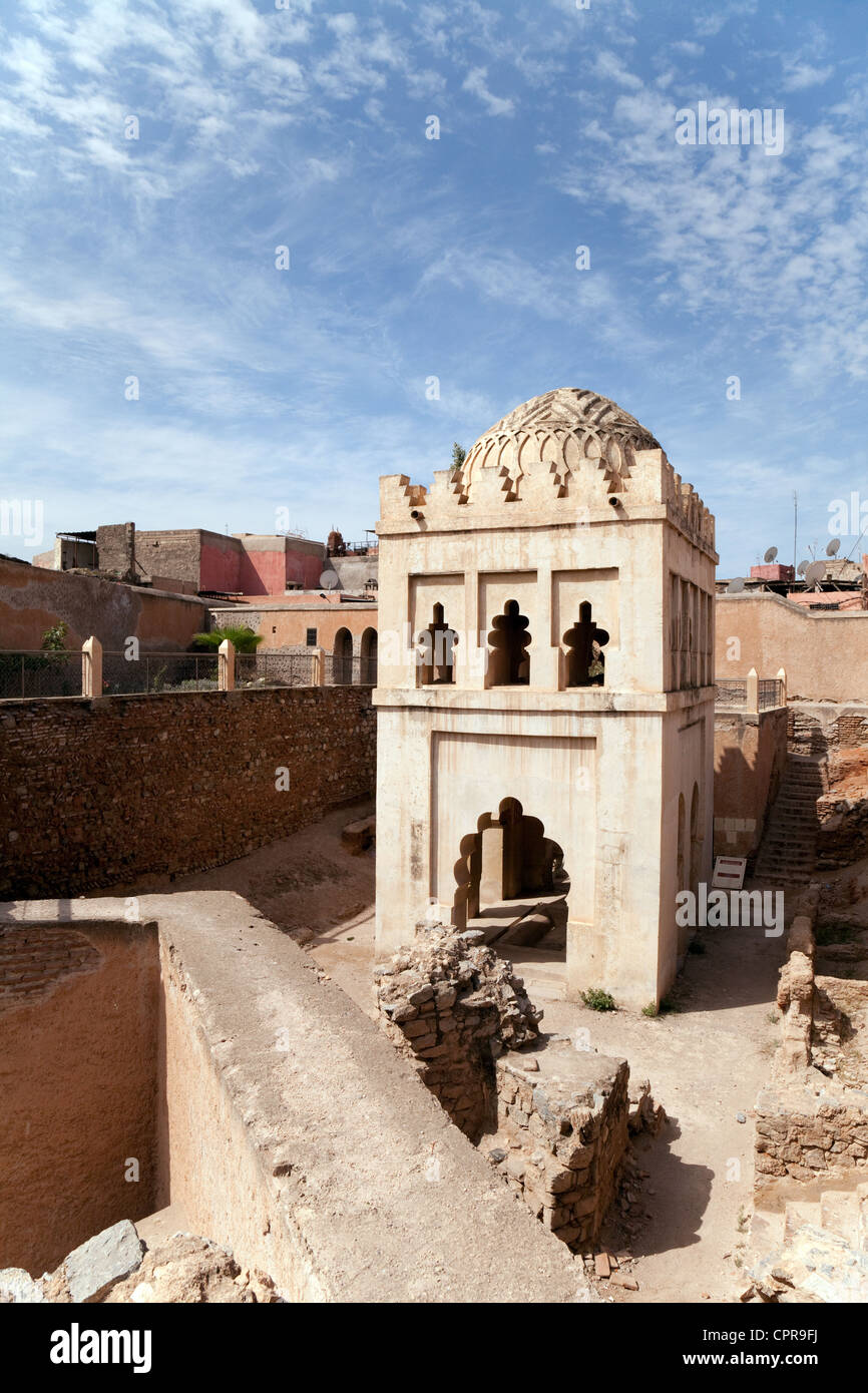 The ancient 12th century Almoravid Koubba building, marrakech Morocco ...