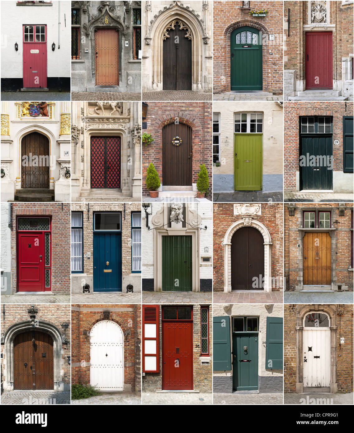 Collage Of Doors High Resolution Stock Photography and Images - Alamy